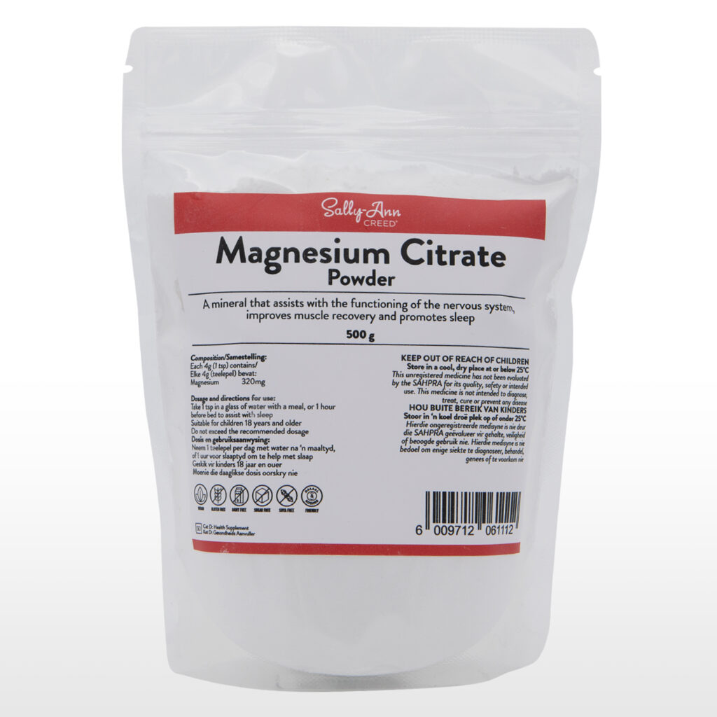 Magnesium Citrate powder - Sally-Ann Creed
