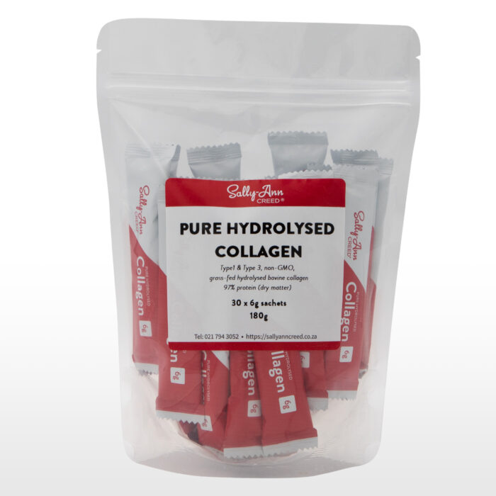 Pure Hydrolysed Collagen 30x6g Sachet Refill Pouch - Sally-Ann Creed
