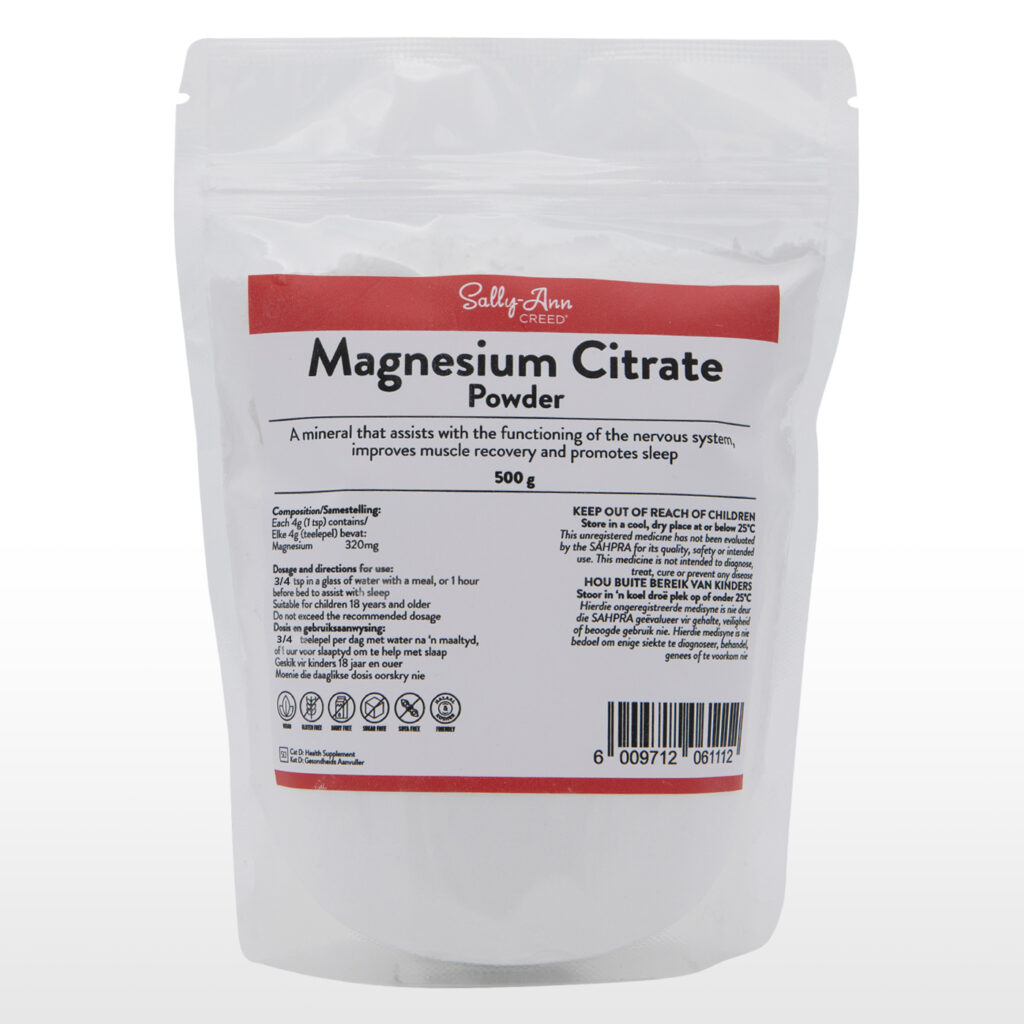 Magnesium Citrate powder - Sally-Ann Creed