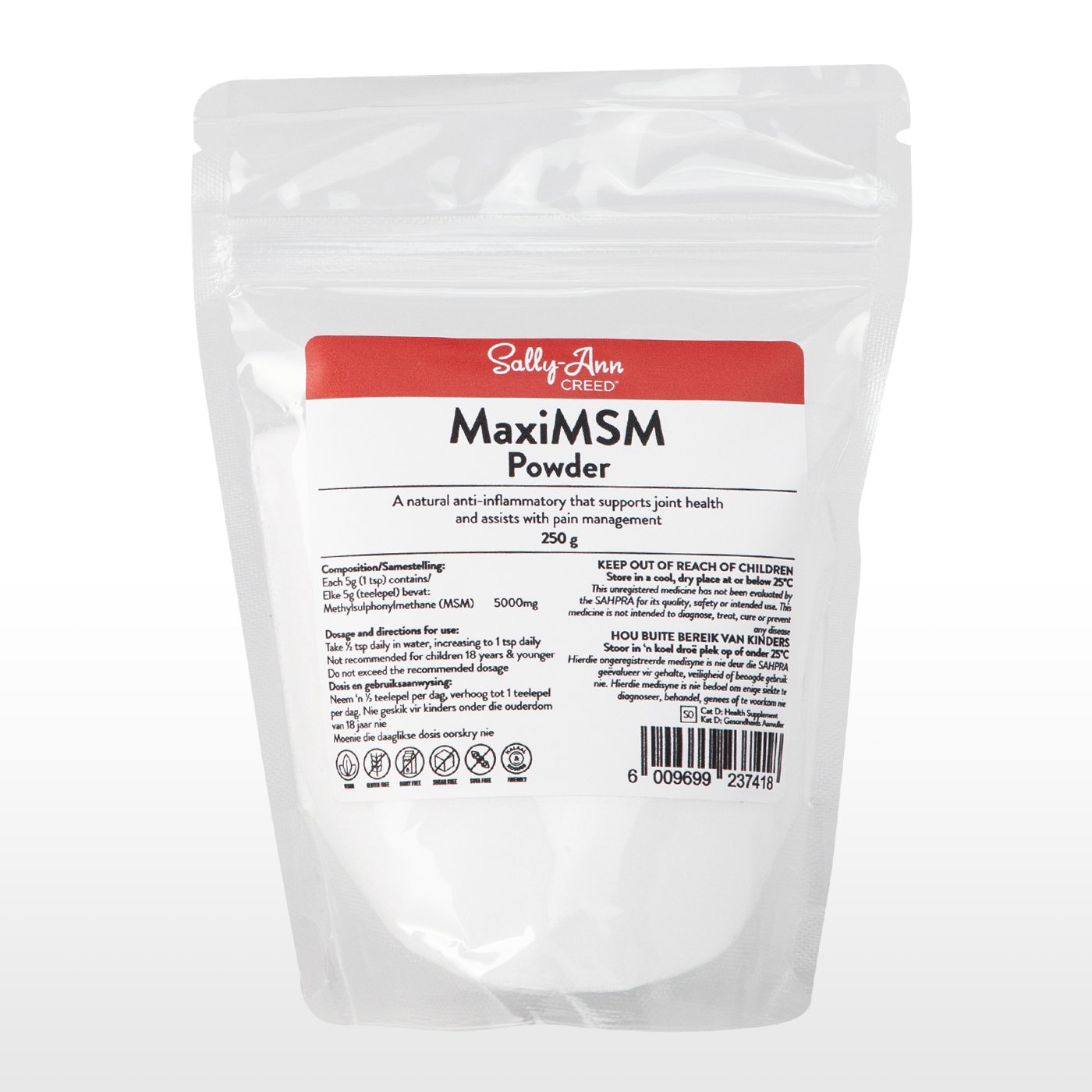 Maxi-MSM Powder 250g - Sally-Ann Creed