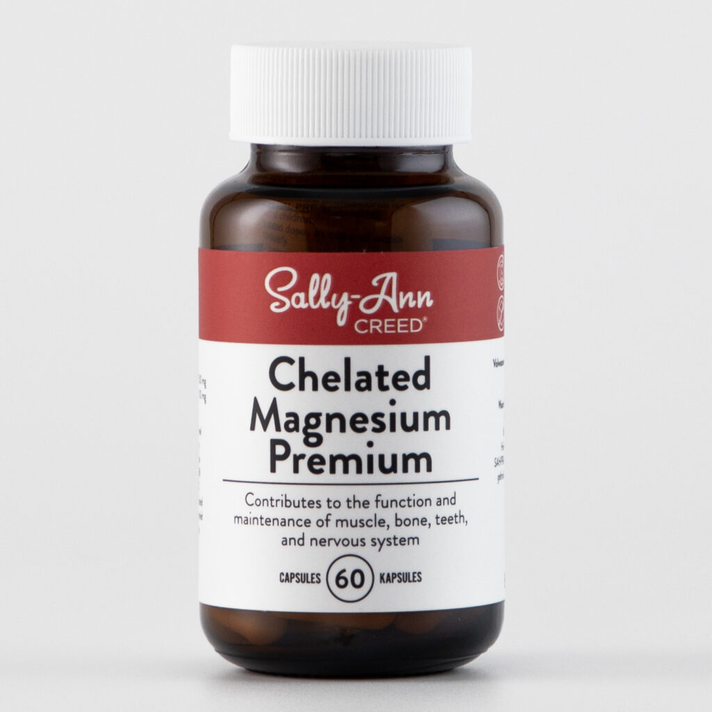 Magnesium Chelated Premium x 60 capsules - Sally-Ann Creed