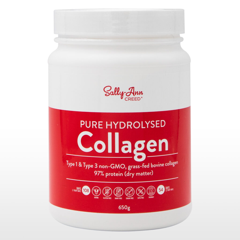 Collagen Pure Hydrolysed (Grass Fed Bovine) 650g Tub - Sally-Ann Creed