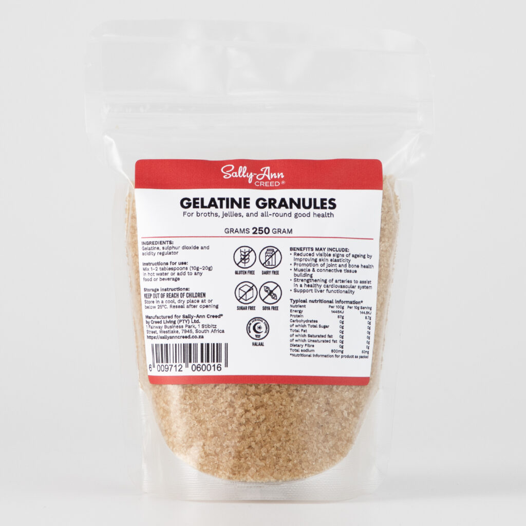 Gelatine Granules – Sally-Ann Creed